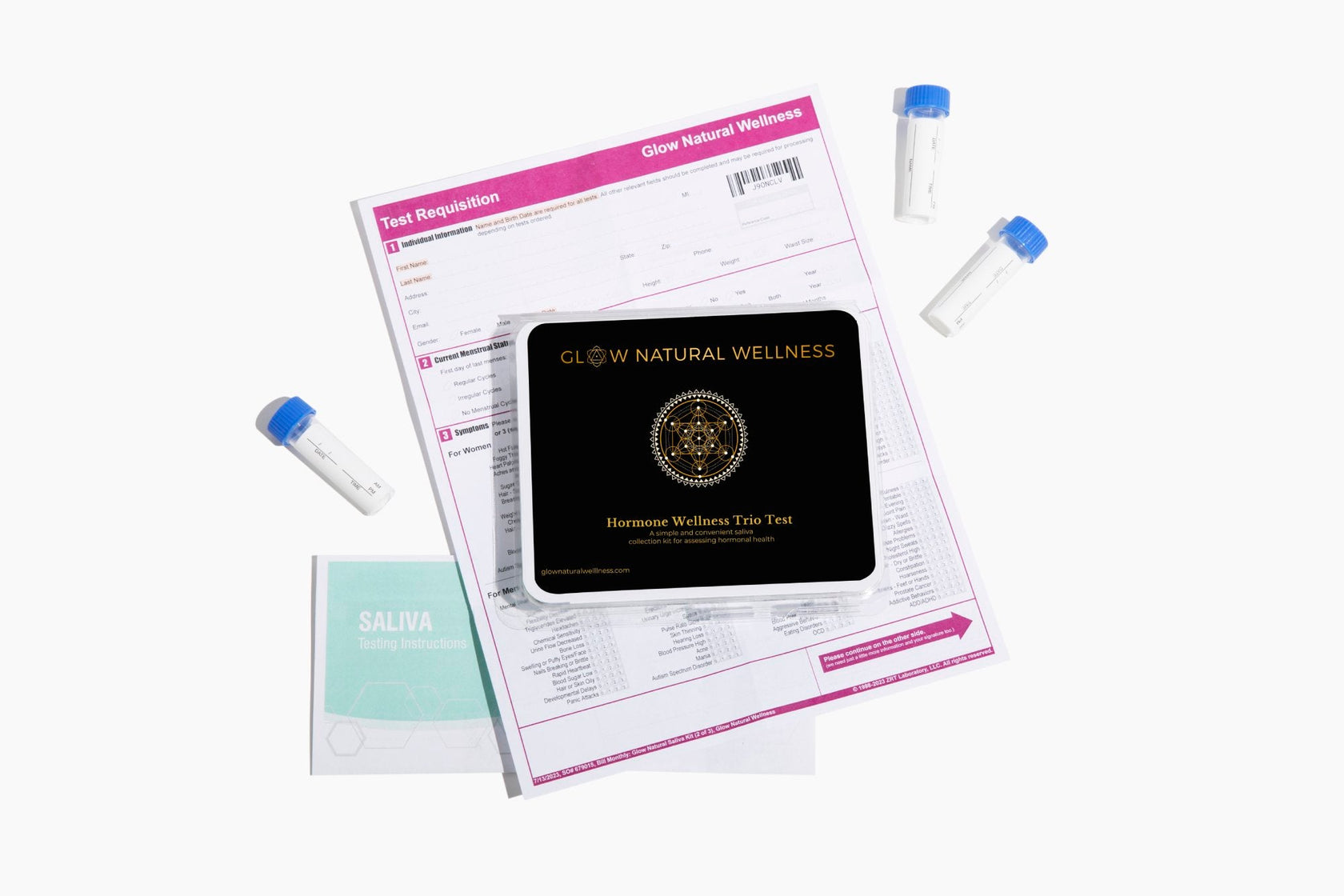 At Home Hormone Trio Test Kit – Glow Natural Wellness